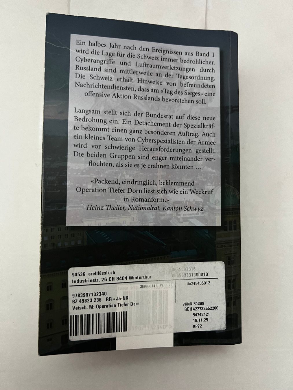 Matthias Vetsch Operation Tiefer Dorn Band 2: Infiltration (Gebraucht ...