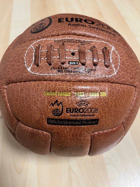 Original EURO 2008 Ball, Leder, Limited Edition 1435/2008 (Neu (gemäss ...