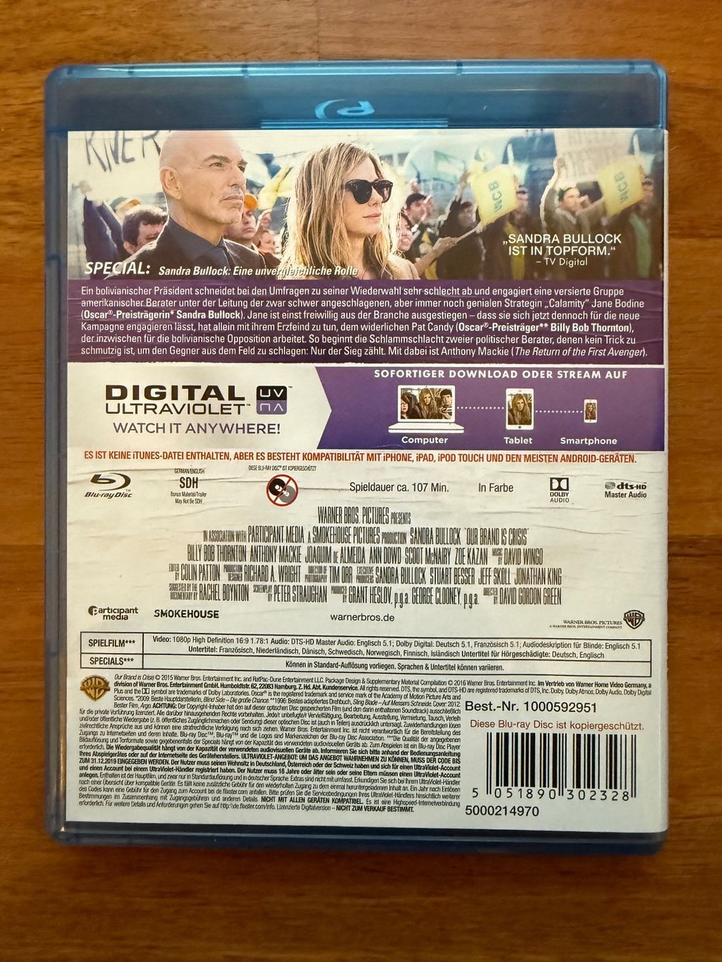 Neuwertige Blu-ray Disc DIE WAHLKÄMPFERIN FSK ab 12 Jahren (Gebraucht) in Stetten SH für CHF 3 ...