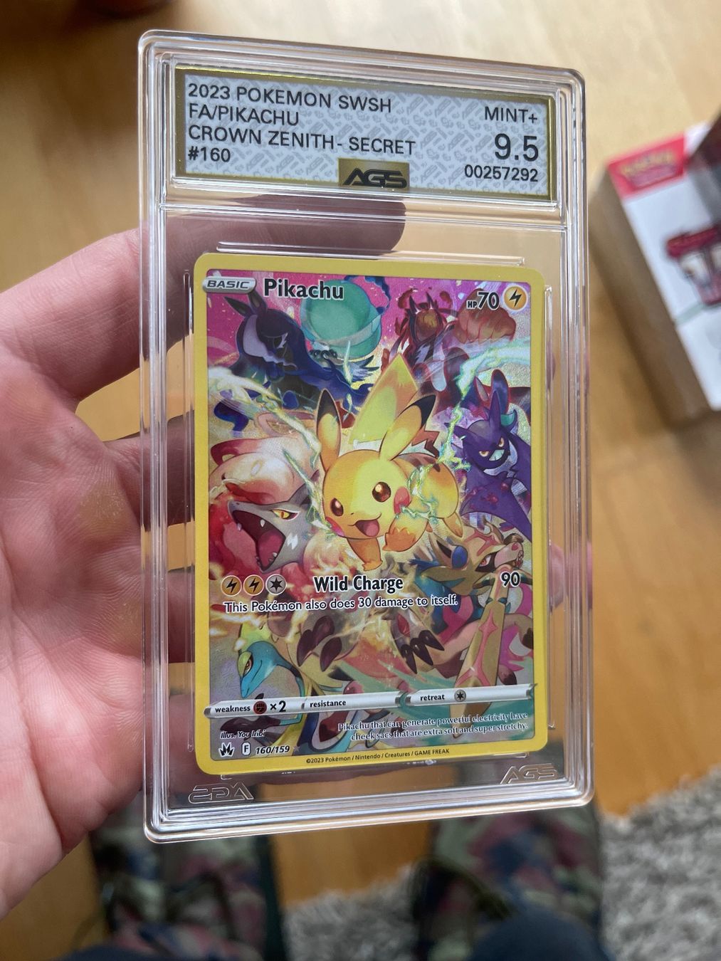 Pokemon Pikachu SWSH FA/Pikachu Crown Zenith-Secret #160 (Gebraucht) in ...