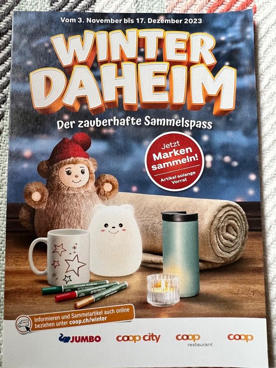 1 Karte der COOP Sammelaktion Winter daheim (Gebraucht) in St.Gallen für CHF 5 – mit Lieferung ...