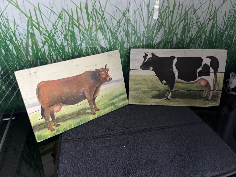 Tableau sur bois vaches (Gebraucht) in Châtel-St-Denis für CHF 20 – mit Lieferung auf Ricardo kaufen