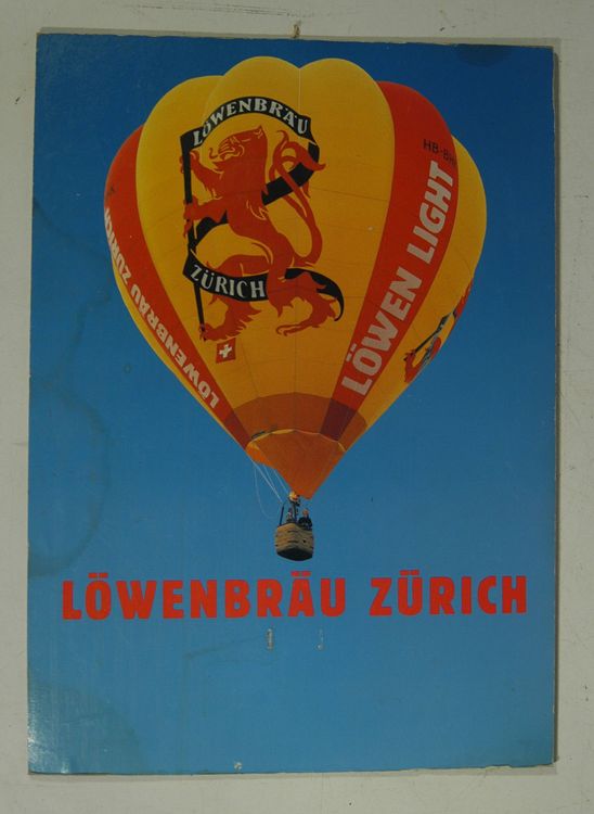 Werbeplakat Karton Löwenbräu Zürich (Gebraucht) in Herisau für CHF 15 ...