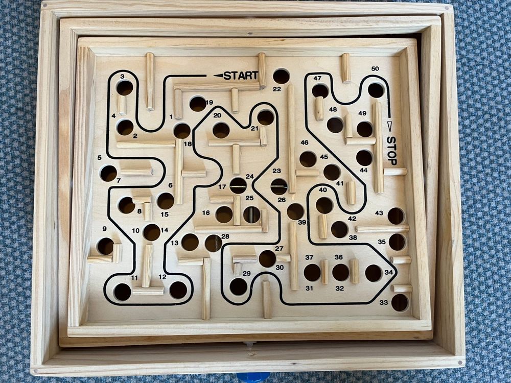 Kugellabyrinth aus Holz | Kaufen auf Ricardo