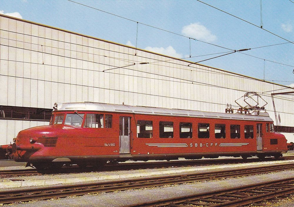 SBB CFF FFS RAe 2/4 1002 Roter Pfeil Triebwagen (Gebraucht) in Luzern ...