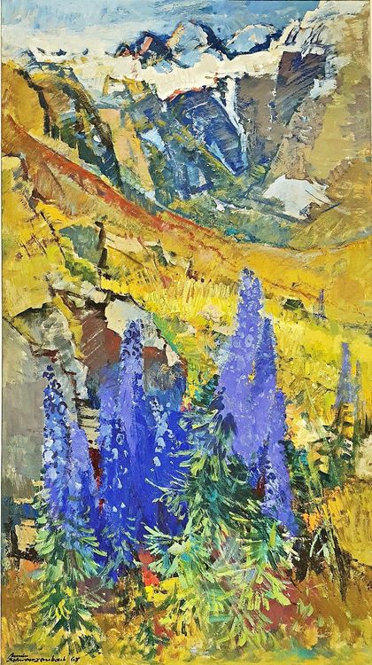 Grosses Gemälde von Armin Schwarzenbach! | Kaufen auf Ricardo