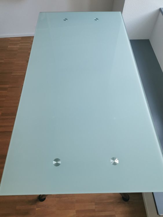 Schreibtisch Galant Ikea Glas 160x80cm (höhenverstellbar) | Kaufen auf ...