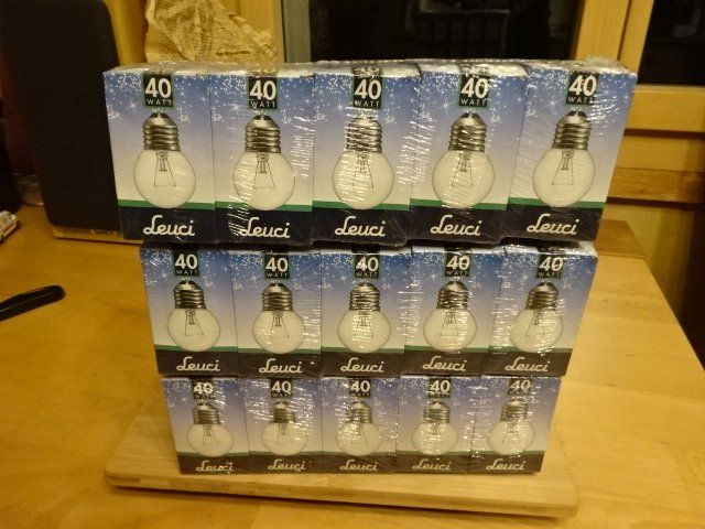 10 Stk 40 Watt Glühbirnen klar NEU verpackt kein Elektrosmog (Neu und originalverpackt) in Walde ...