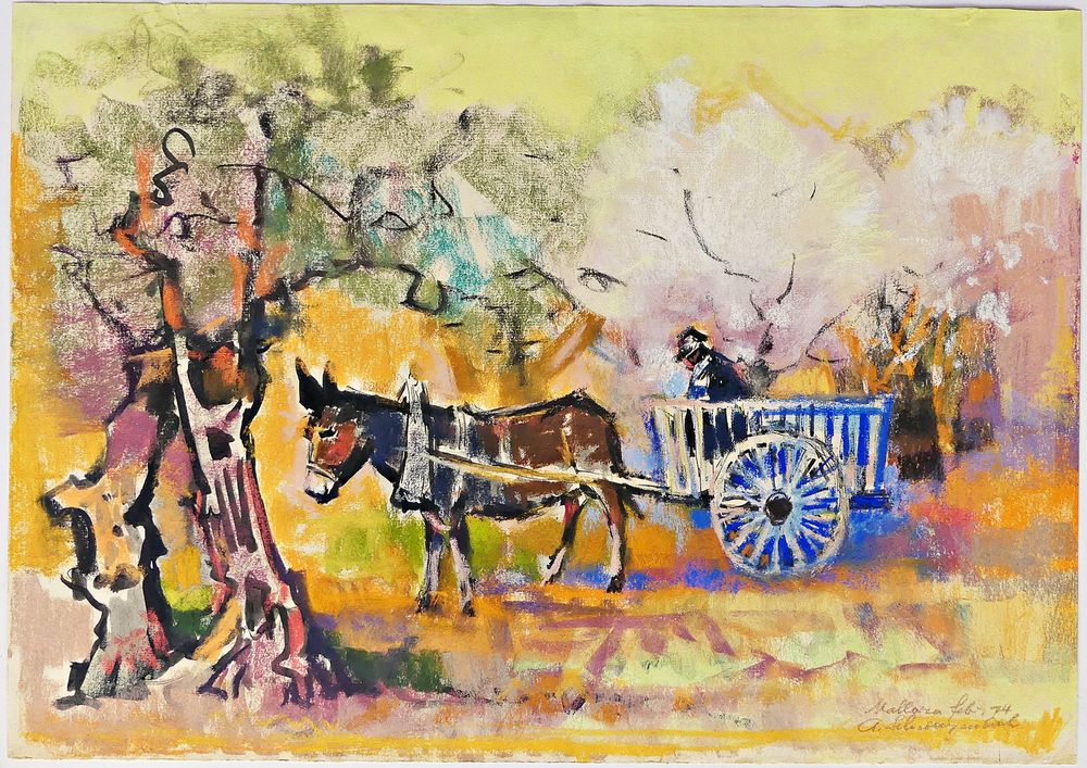 Armin SCHWARZENBACH (1914-2000) - Gemälde Mallorca! (Gebraucht) in Ostermundigen für CHF 60 ...