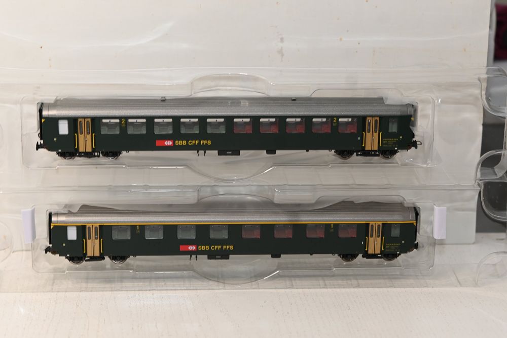SBB EW I 2 er Set Personenwg Piko HO/AC NEU (Neu und originalverpackt ...