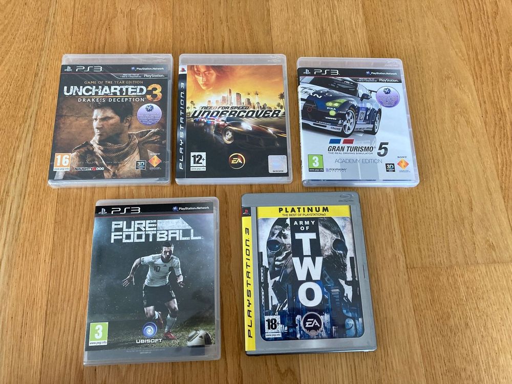 5 PS3 Games (Gebraucht) in Bremgarten AG für CHF 6 – mit Lieferung auf ...