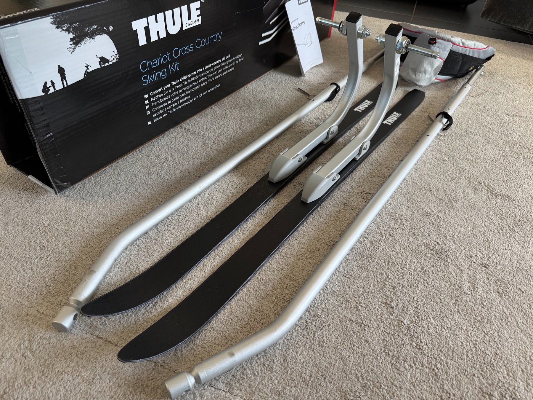 Thula Langlauf/Cross-Country Ski Set/Kit für/for Chariot (Gebraucht) in ...