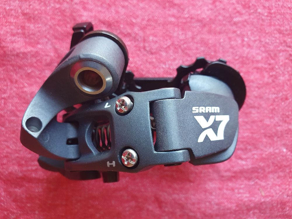 Schaltwerk Neu SRAM X7- 9Fach 1:1 Actuation kurzer Käfig. (Neu (gemäss ...