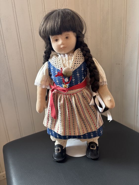 Brauchtum Handpuppe: Bub mit Tracht, Vintage-Puppe, ca 47 (Gebraucht ...