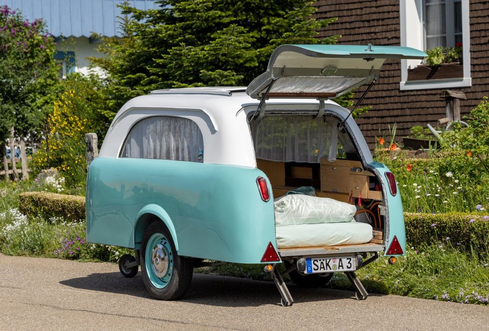 Wohnwagen Oldtimer Micro Mini 290 kg JG 1955 Rarität Caravan (Gebraucht ...