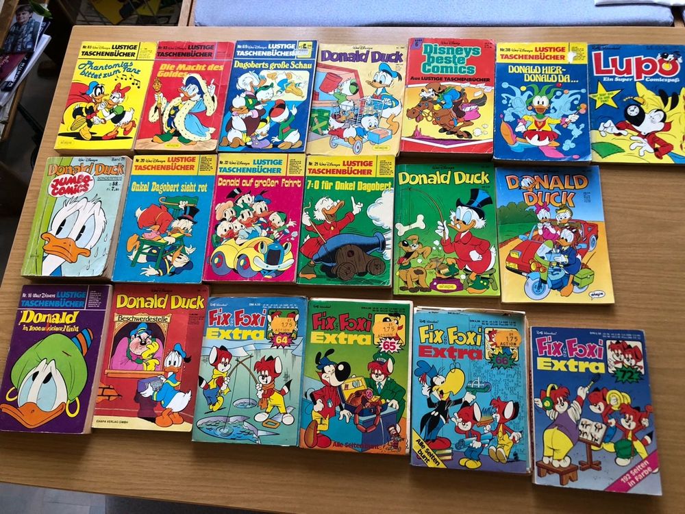 Taschenbücher Donald Duck / Fix Fox (Gebraucht) in Salavaux für CHF 15 ...