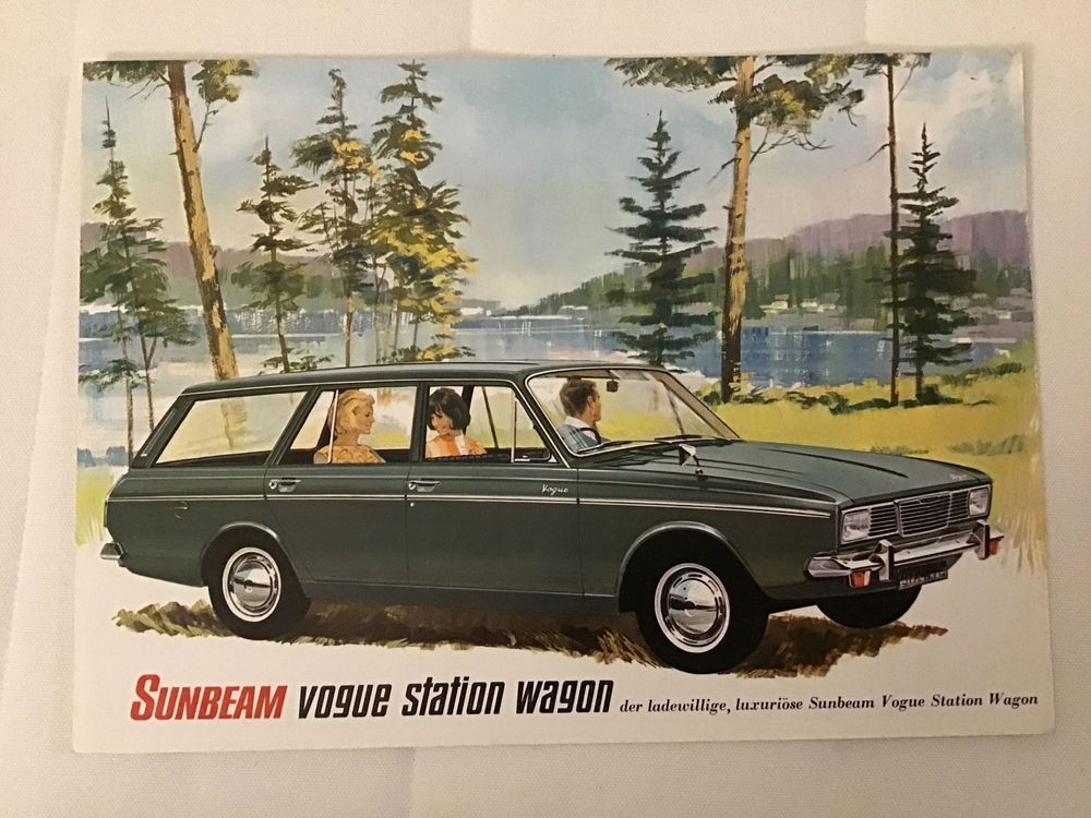 Sunbeam Vogue Station Wagon Prospekt | Kaufen auf Ricardo