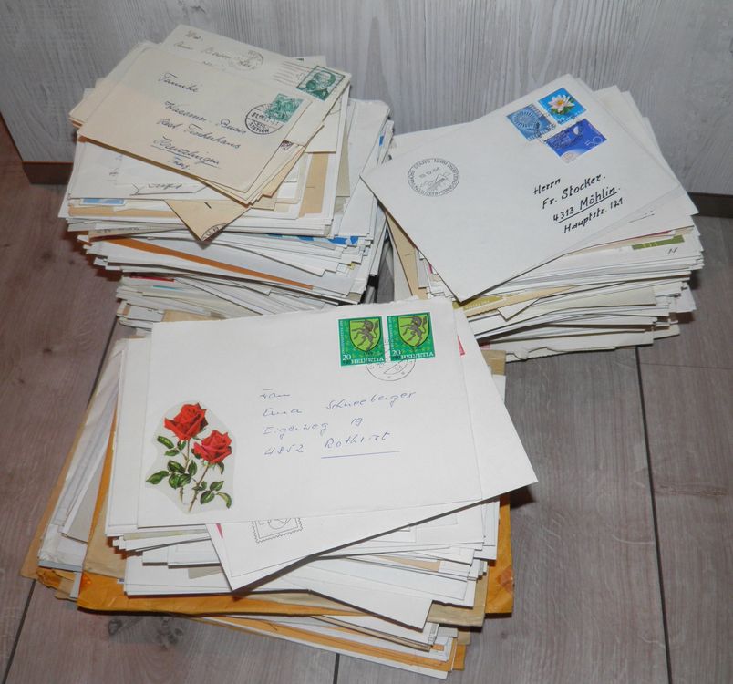 700 Stk. CH Bedarfsbriefe, Karten, einige FDCs, Sonderbriefe (Gebraucht) in Münchwilen AG für ...