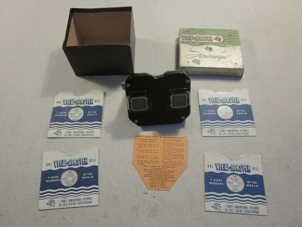 3D Sawyer Viewmaster mit OVP und 4 Scheiben (Neu und originalverpackt ...