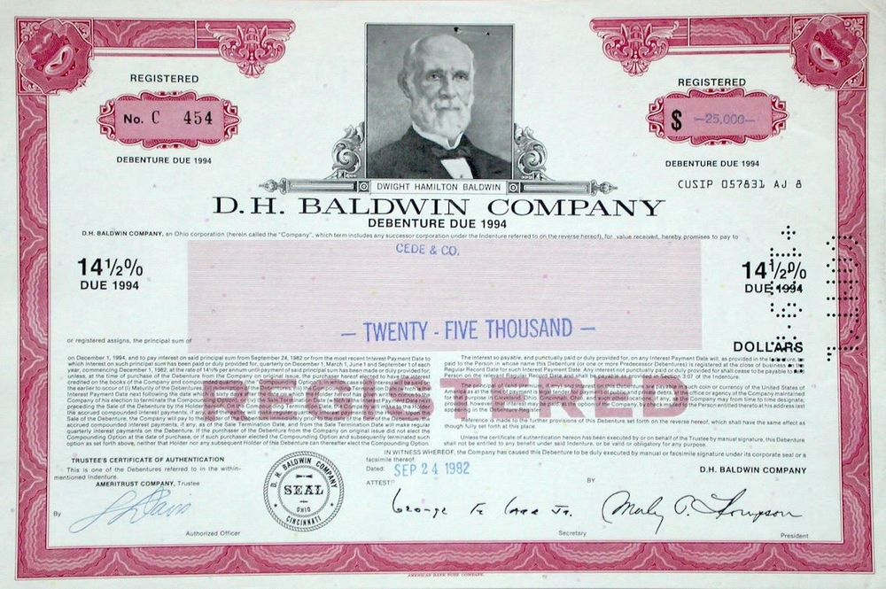 1982: D.H. Baldwin Company | Kaufen auf Ricardo