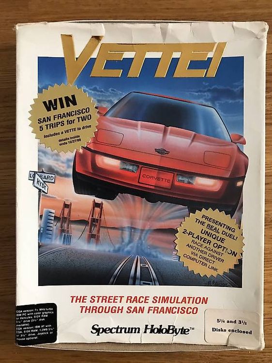 Vette! Computerspiel Retro Game Vette aus dem Jahr 1989 (Gebraucht) in ...