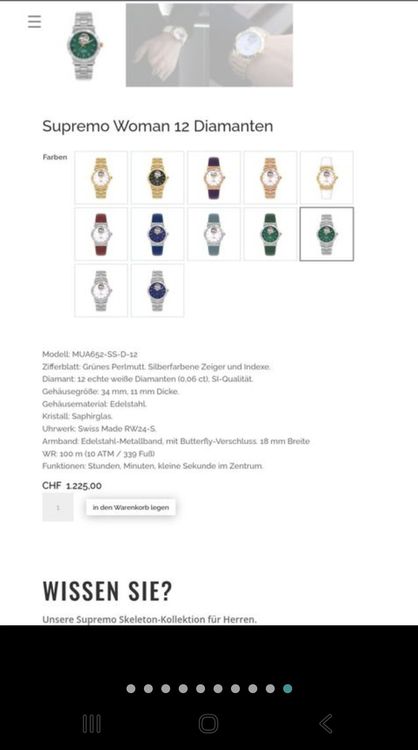 NEU!!Murex Supremo Diamond Open-Heart,2J.Garantie,Zertifikat (Neu und ...