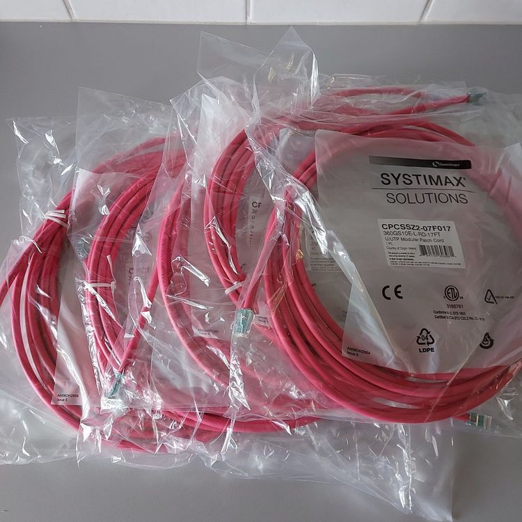 5 x Kategorie 6A UDP Kabel 5.1m (17 FT) | Kaufen auf Ricardo