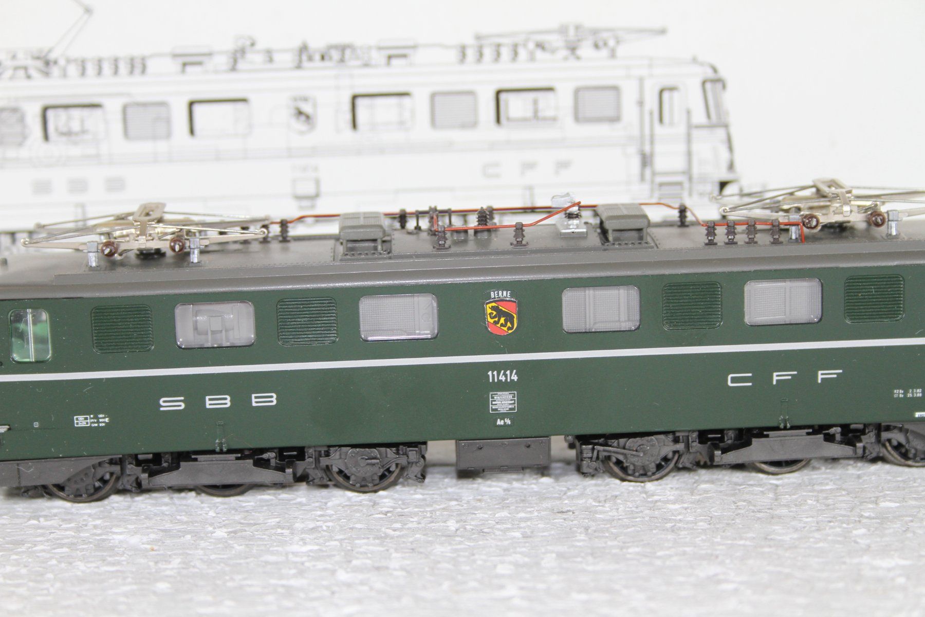 Märklin 3338 SBB Ae 6/6 Bern analog (Neu (gemäss Beschreibung)) in ...