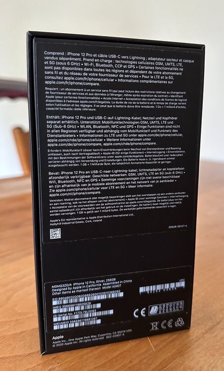 Apple iPhone 12 Pro, originale Verpackung (Neu (gemäss Beschreibung ...