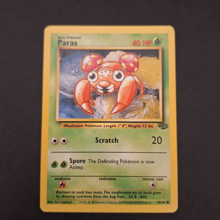Paras Pokemon 59/64 Set Jungle (Neu (gemäss Beschreibung)) in Curio für ...