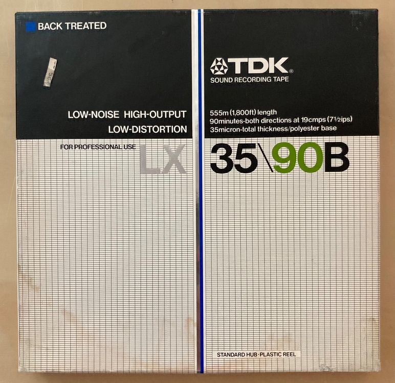 TDK LX 35\90 Sound Recording Tape 17,5 cm *Spulentonband* (Gebraucht) in Wettingen für CHF 5.5 ...