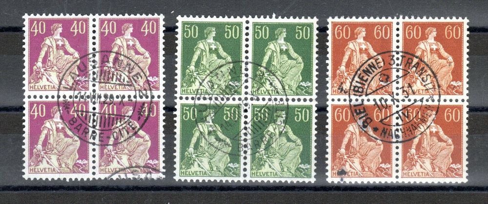 1908-1925 Helvetia m. Schwert VB 112/113/140 gest. SBK 380.- | Kaufen auf Ricardo