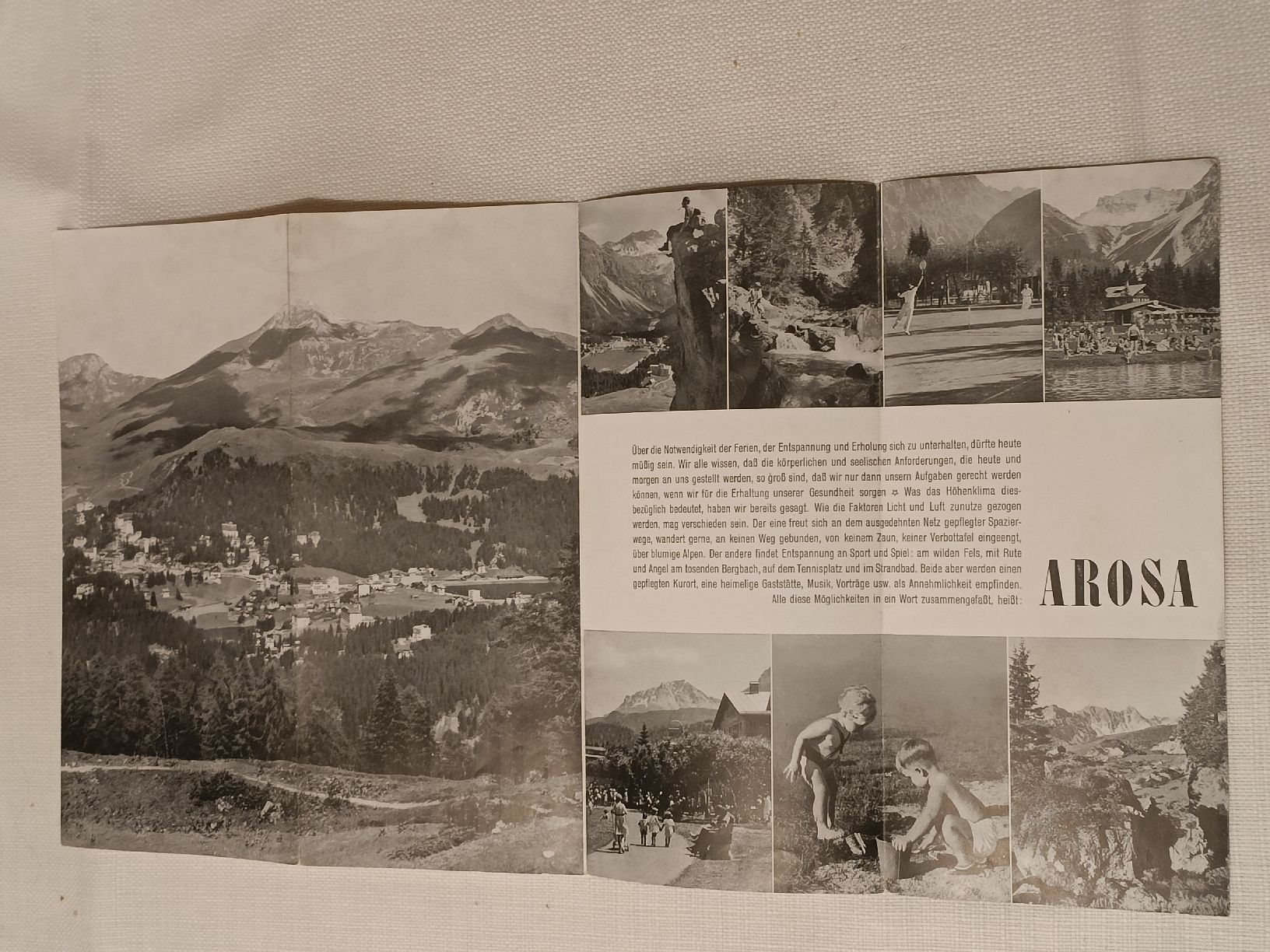 Litho Prospekt / Arosa - Ausgabe 1939 (Gebraucht) in Brugg AG für CHF ...
