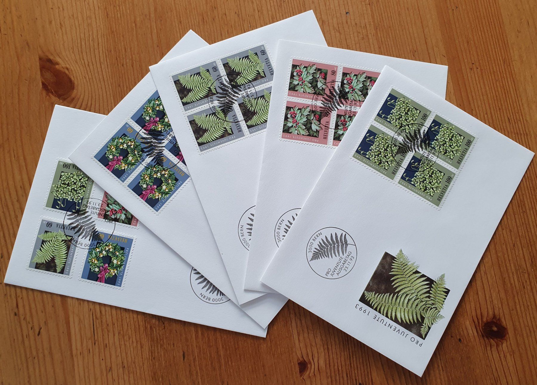 Pro Juventute 5 FDC 1993 / Serie und Vierblöcke (Gebraucht) in Dällikon ...