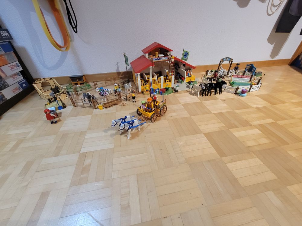 Playmobil Reiterhof Reitstall, Turnier mit viel Zubehör | Kaufen auf ...