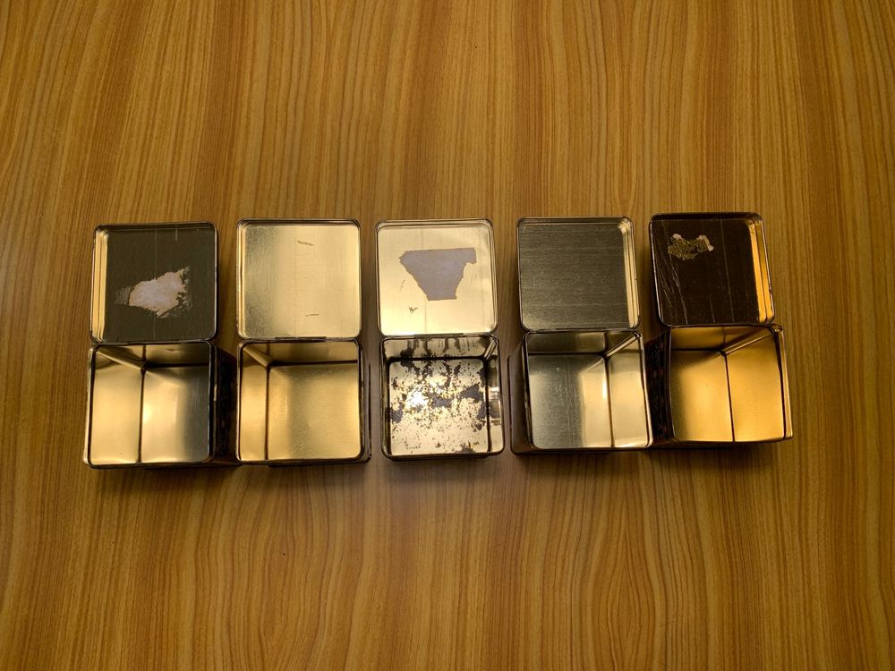 Teedosen Blechdosen 80er 80s Vintage Set Aufbewahrungsdosen (Gebraucht ...