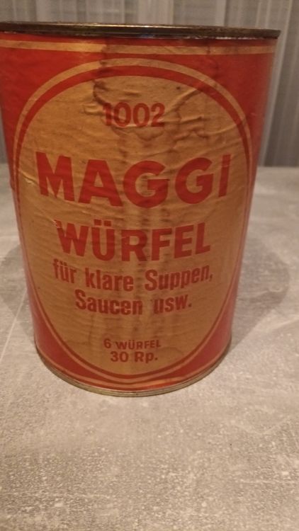 Antike Dose von MAGGI 24x18cm (Gebraucht) in chur für CHF 11.5 – mit Lieferung auf Ricardo kaufen
