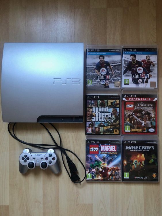 Playstation 3 (PS3) 300 GB inkl. 7 Games | Kaufen auf Ricardo