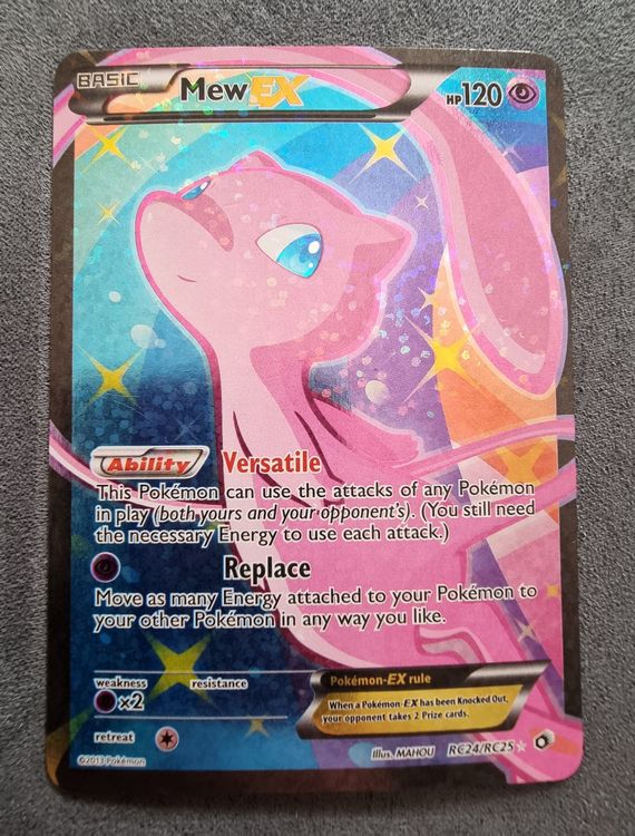 Pokémon Mew EX Holo RC24/RC25 j🇬🇧 rare NM+ (Neu (gemäss Beschreibung ...
