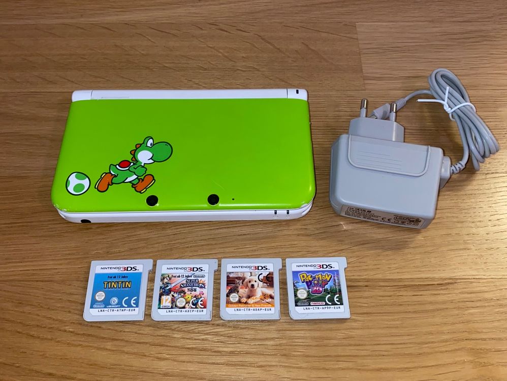 Nintendo 3DS XL Yoshi Special Edition mit Zubehör (Gebraucht) in ...