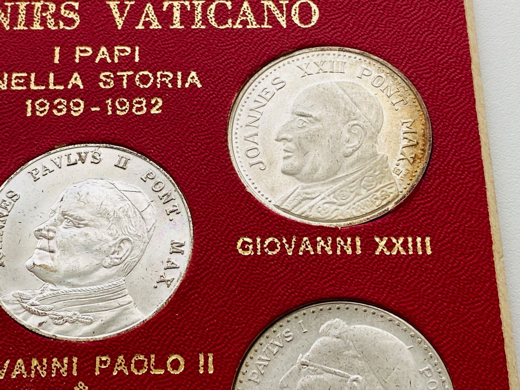 5 x Medaille um 80 Gramm Silber? VATIKAN Pabst 1939 - 1982 (Neu (gemäss ...