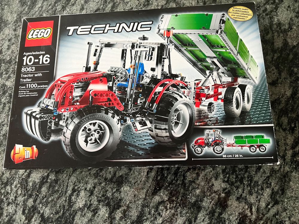 Lego Technic 8063 Traktor mit Anhänger, Neu und OVP, ab 1.00 (Neu und ...