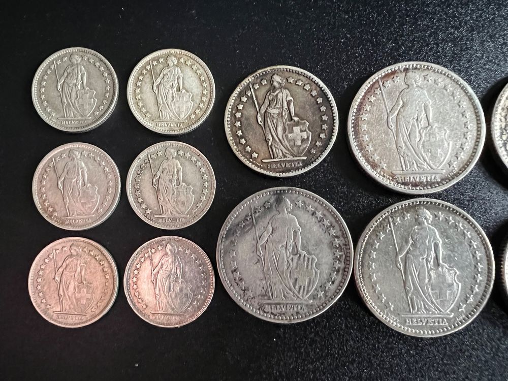 Schweiz Silber Münz ab 1894 (Gebraucht) in Gais für CHF 57.1 – mit ...