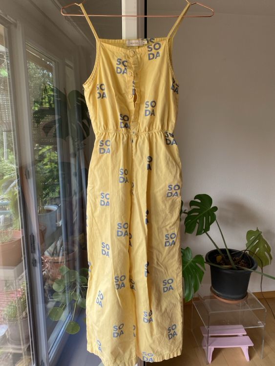 Tinycottons Sommer Overall, Gr. 12 Jahre, Gelb mit Print (Gebraucht) in ...