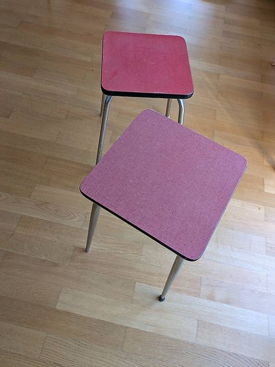 Vintage Hocker rot (Gebraucht) in für CHF 15 – nur Abholung auf Ricardo ...