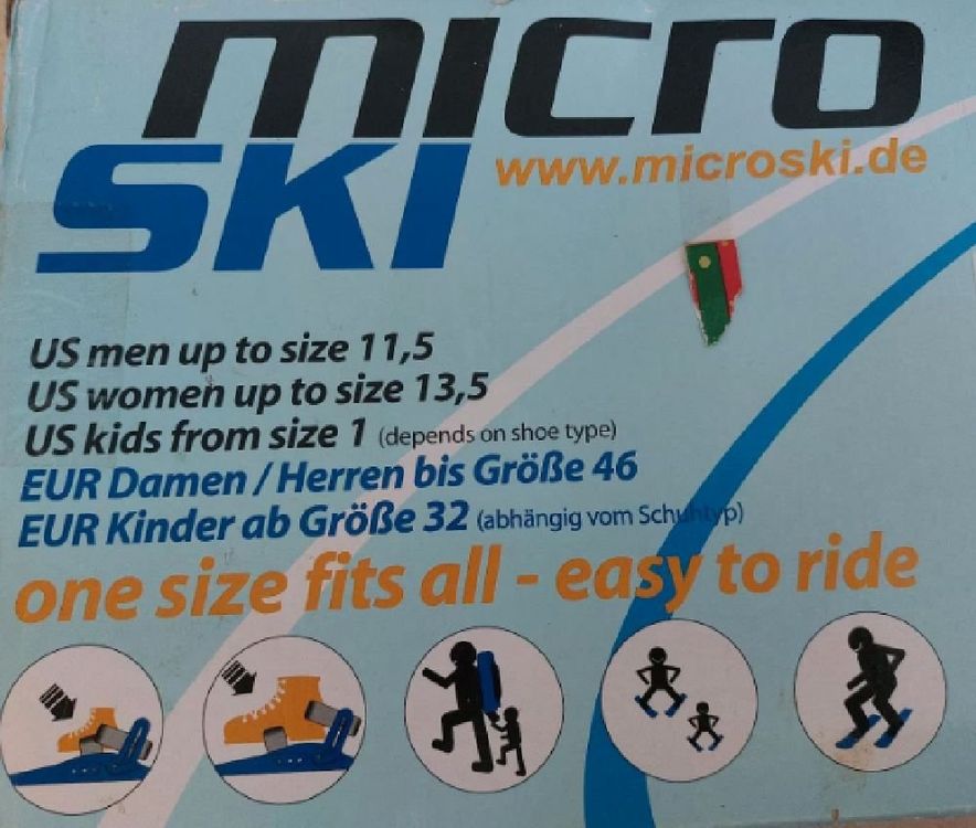 Microski Kurzski Miniski Snowblades Ski Schuhe Stiefel Boots (Gebraucht ...