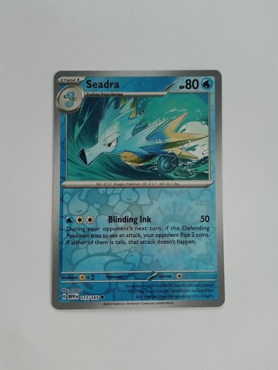Seadra Seemon - REVERSE HOLO - Pokemon 151 Mew | Kaufen auf Ricardo