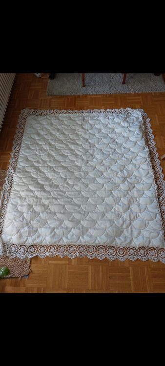 Sublime parure de lit satinée à écailles (Gebraucht) in Avully für CHF ...