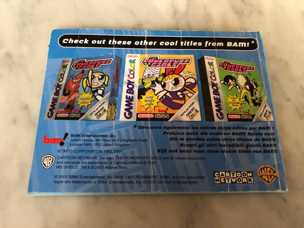 ANLEITUNG FÜR DEXTERS LABORATORY ROBOT RAMPAGE GAME BOY COLO (Gebraucht ...