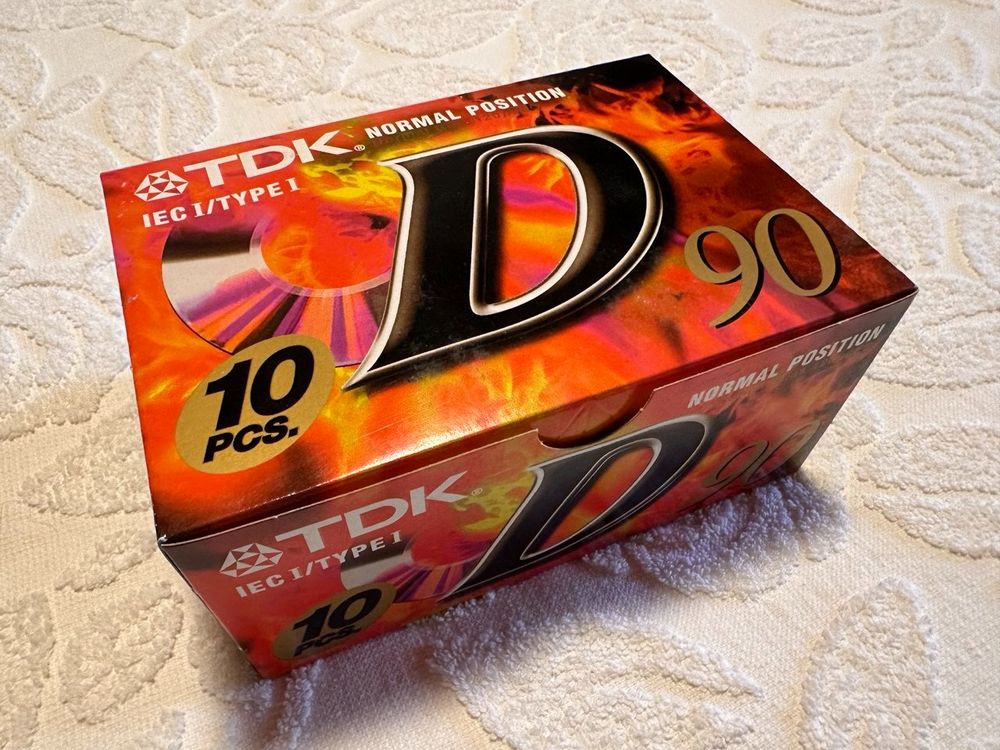 TDK D-90EB Normal Position Kassetten, 10 Stk. NEU (Neu und ...